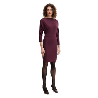 Patrizia Pepe Stretch Jersey Full Zip Mini Dress - - Dresses - Damen - Braun - XS