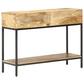 vidaXL vidaXL Table console 100x35x76 cm Bois de manguier massif
