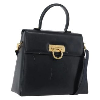 Ferragamo Sac &agrave; main Pre-owned - Femme - Pre-owned - Bleu - Taille: ONE Size