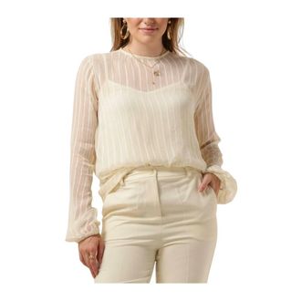 Notre-V Teddy Bluse - - Blouses & Shirts - Damen - Beige - XL