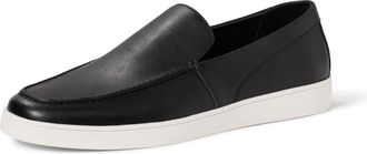 Amazon Essentials Herren Schlupfhalbschuhe, Schwarz Kunstleder, 46 EU