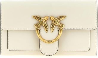 Pinko Pinko, Femme, Accessoires, Blanc, Taille: ONE Size Love Bag One Wallet Simply