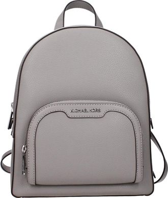 Michael Kors Femme, Sacs, Gris, Taille: ONE Size Sac &agrave; Dos en Cuir Gris avec Logo