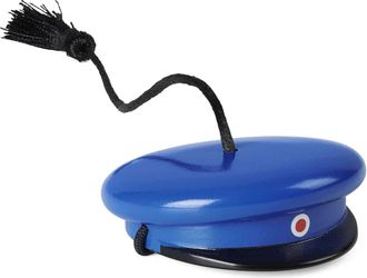 Kay Bojesen Studentenmütze Russelue für Holzaffen aus Buche gefertigt, Farbe: Blau, Maße: 4.5x1.5 cm, 39330