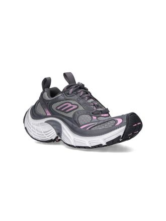 Balenciaga Womens Sneakers Grey Polyurethane