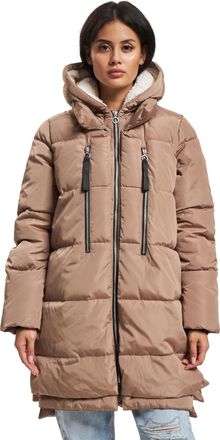 Only Damen Onlnewnora Long Puffer Coat Life Cc OTW Pufferjacket 15304792,Crockery,L