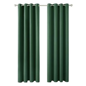 Deconovo Rideau Occultant Thermiques Anti Froid, Double Rideau Isolant Anti-Bruit, &Eacute;conomie d&Eacute;nergie, Id&eacute;al pour Chambre et Salon, 107X229 CM (Largeur X Hauteu