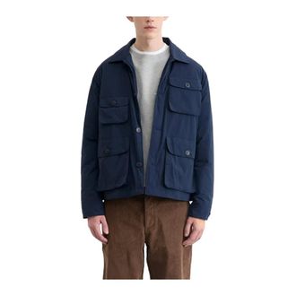 Edmmond Studios Lab Jacket Nylon - - Jackets - Herren - Blau - L