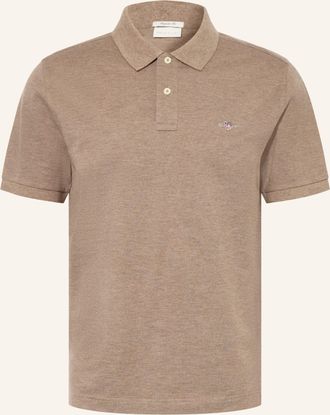GANT Piqu&eacute;-Poloshirt Regular Fit braun