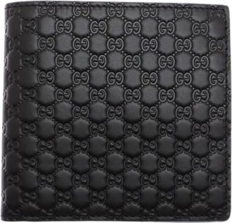 Gucci Portefeuille Bi-fold Pre-owned - Homme - Pre-owned - Noir - Taille: ONE Size