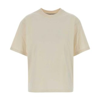 Golden Goose T-Shirt aus Baumwolle im Used-Look - - Tops - Damen - Beige - M