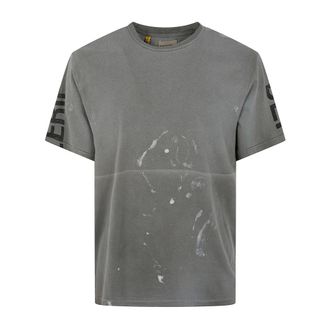 Gallery Dept. T-shirt &agrave; logo peint - Homme - Tops - Vert - Taille: L