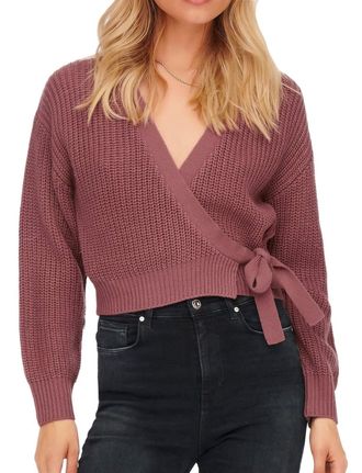 Only ONLBREDA WRAP L/S Cardigan KNT