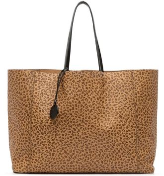 Bottega Veneta Shopper - Printed Nappa Intrecciomirage Butterfly Tote - Gr. unisize - in Braun - f&uuml;r Damen