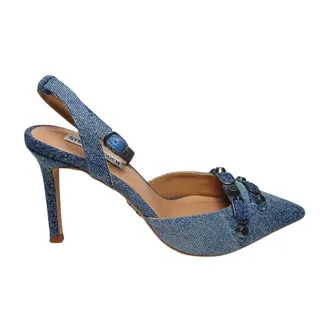 Steve Madden Femme, Chaussures, Bleu, Taille: 37 1/2 EU escarpins en jean