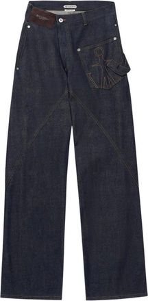 J.W.Anderson Femme, Jeans, Bleu, Taille: W26 Twisted Workwear Jeans