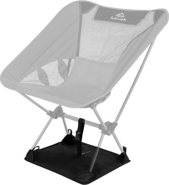 Normani Bodenmatte verhindert Einsinken im Sand oder weichen Boden f&uuml;r Moak Campingstuhl - Unentbehrliche Zubeh&ouml;r - Anwendbar f&uuml;r die meisten kompakten Klapps