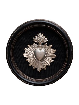 Chehoma Ex-voto Tapferkeits-Wandbild, Antik-Effekt, Befestigungssystem vorgesehen, sorgf&auml;ltige Verarbeitung, Kollektion Ex-Voto, Ma&szlig;e: Dicke 2, Durchmesser 13