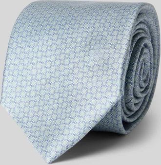 Gierremilano Seidenkrawatte aus reiner Seide mit Logo-Patch (7,5 cm)