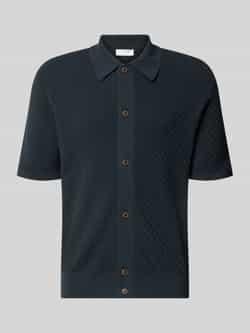 Tiger Of Sweden Regular Fit Poloshirt mit Strukturmuster Modell ARAAWEN