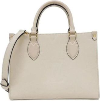 Louis Vuitton Sac &agrave; main Pre-owned OnTheGo PM - Femme - Pre-owned - Beige - Taille: ONE Size