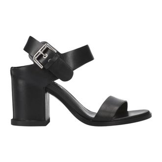 Premiata Femme, Chaussures, Noir, Taille: 39 EU Sandale Minimaliste en Cuir de Veau avec Talon Int&eacute;gr&eacute;