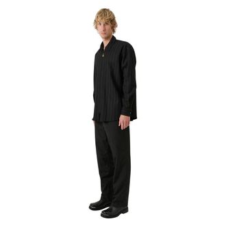 Soulland Derry Hemdjacke mit Rei&szlig;verschluss vorne - - Jackets - Herren - Schwarzk - M/L