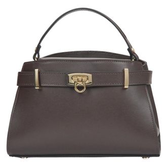 Estro & Luminara Femme, Sacs, Brun, Taille: ONE Size Satchel Bag