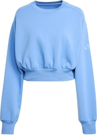 adidas Womens Weiches Lux Loose Sweatshirt Blue Fusion 2XL