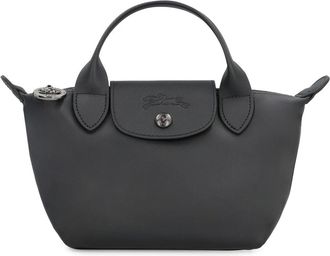 Longchamp Femme, Sacs, Noir, Taille: ONE Size Sac &agrave; Main Xtra en Cuir avec Rabat