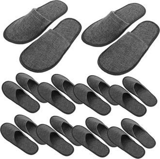 Valiclud 20 Pièces Pantoufles Jetables Pour Hôtel Semelles Intérieures Simples Et Confortables Lot Pour Clients Et Usage Domestique