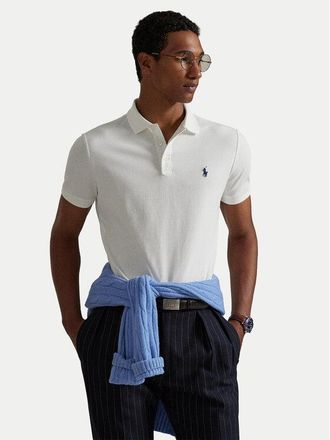 Polo Ralph Lauren Poloshirt 710941439002 Weiß Custom Slim Fit