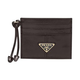 Prada Portacarte Kartenetui - - Accessories - Damen - Braun - ONE SIZE