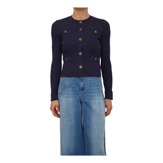 Twinset Damen, Strickwaren, Blau, MGr&ouml;&szlig;e