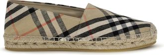 Burberry Womens Espadrilles Mews Check Sand Ip Upper: Cotton Sandal
