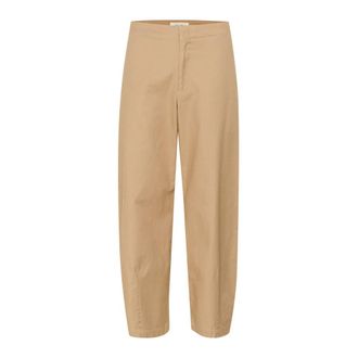 Part Two Elegante Wide-Leg Cartouche Hose - - Trousers - Damen - Beige - XL