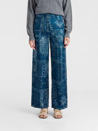 Momoni Pantalon Femme couleur Bleu