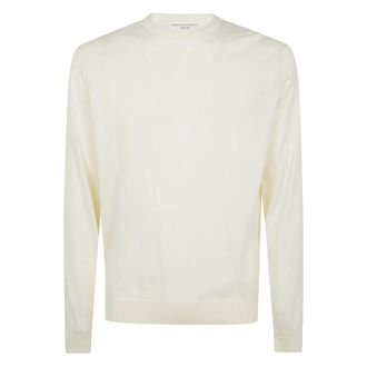 FILIPPO DE LAURENTIIS Gem&uuml;tlicher Strickpullover mit Rundhalsausschnitt - - Knitwear - Herren - Beige - 2XL