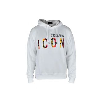 Dsquared2 Hooded Sweatshirt - - Sweatshirts & Hoodies - Herren - Wei&szlig; - M