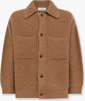 Laneus Ribbed wool jacket - LANEUS - gender_Man