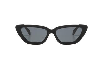 Komono Tony Carbon Unisex Cat-eye Cellulosepropionat-Sonnenbrille f&uuml;r Damen und Herren mit UV-Schutz und kratzfesten Gl&auml;sern