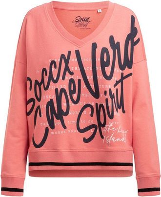 soccx Sweater mit Seitenschlitze