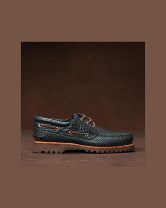 Timberland Handgen&auml;hter Timberland Authentic 3-Eye Lug Bootsschuh f&uuml;r Herren in Dunkelgr&uuml;n, Herren, Gr&uuml;n, Gr&ouml;&szlig;e