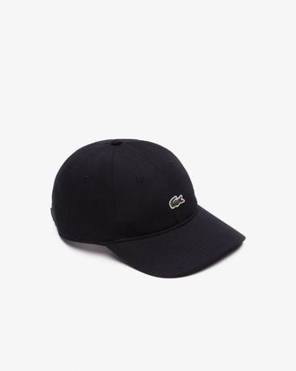 Lacoste Logo-Kappe, Schwarz