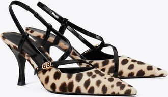 Tory Burch Pumps mit Doppel-T und Schnallenriemen