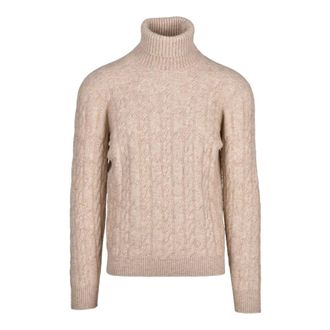 KANGRA Homme, Pulls, Beige, Taille: M Pull en Laine Douce