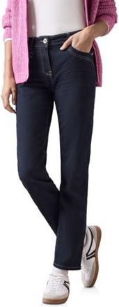 Cecil B378103 Jean délavé, Délavage rainuré, 32W / 30L Femmes
