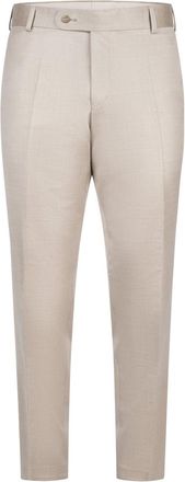 Wilvorst Festliche Hose aus einem Schurwoll-Mix, Drop 8, Super Slim Fit in
