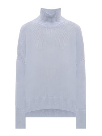 Lisa Yang Rollkragenpullover - Hellblau