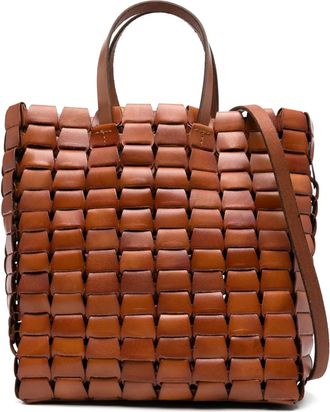 Dragon Diffusion Handtasche aus Leder - Braun